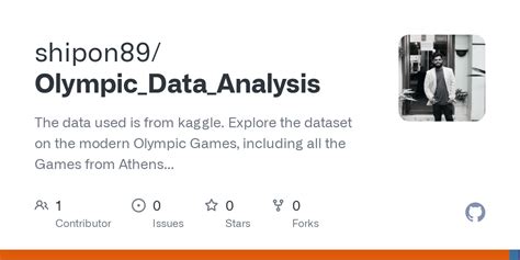 Github Shipon89olympicdataanalysis The Data Used Is From Kaggle Explore The Dataset On