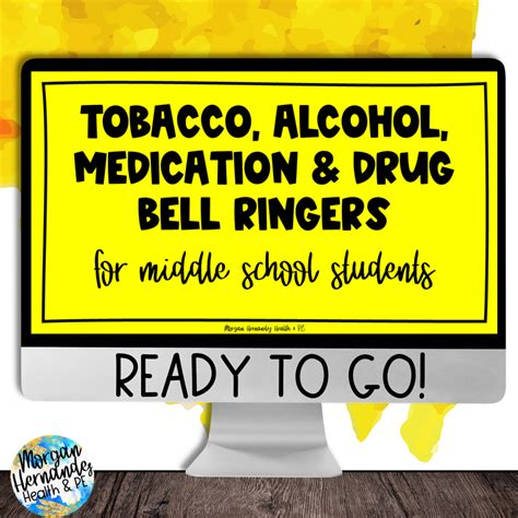 Middle School Health Bell Ringers Tobacco Alcohol Medication And Drugs