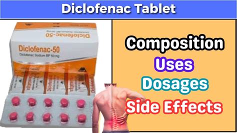 Dosage Of Diclofenac Uses Benefits And Side Effects Youtube