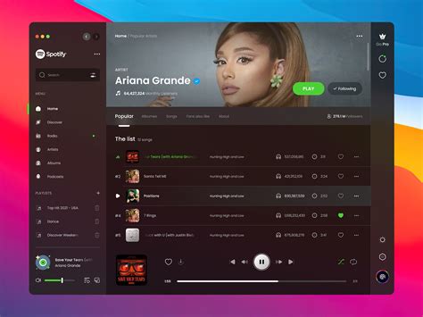 Spotify® Web Redesign 💚 On Behance