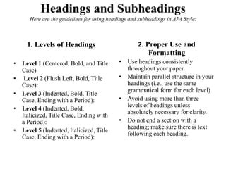 American Psychological Association Apa Style Pptx