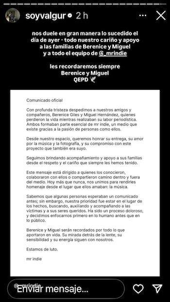 Ed Maverick Valgur Y The Marías Reaccionan Ante La Accidente En El Festival Axe Ceremonia 2025