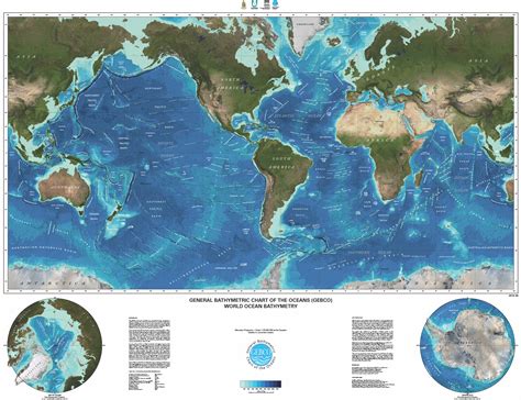 World Ocean Floor Map