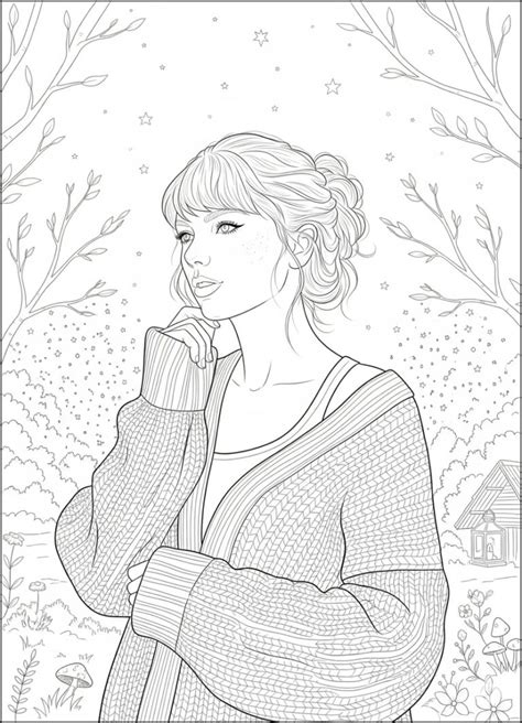 27 Taylor Swift Coloring Pages Free Printable Pdf Collection