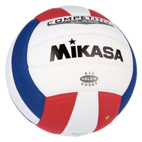 Mikasa Official Size Indoor Sport Volleyball Colorful Red White Blue