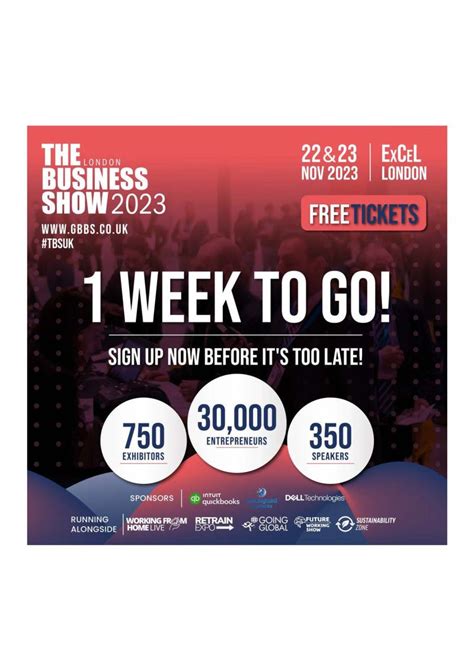 Your Business Magazine Uk On Linkedin Only 1 Week Left To Wait