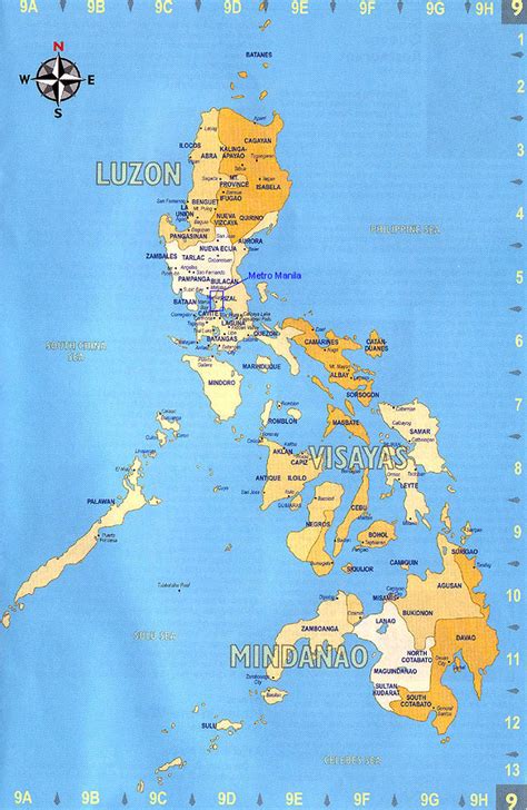 Manila Philippines Manila City Map Wide Area