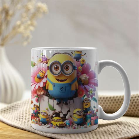 Arte Caneca Minios Yukina Marinho