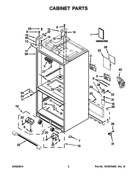 Whirlpool Wrf736sdam10 Refrigerator Parts And Accessories At Partswarehouse