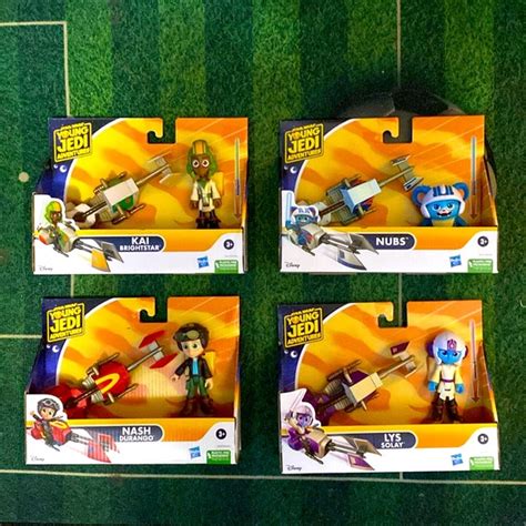 Star Wars Toys New All 4 Star Wars Young Jedi Adventures Kai Lys Nubs Nash Poshmark
