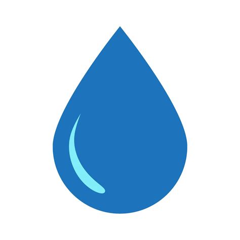 Water Drop Icon Blue Drop Icon 60615057 Vector Art At Vecteezy