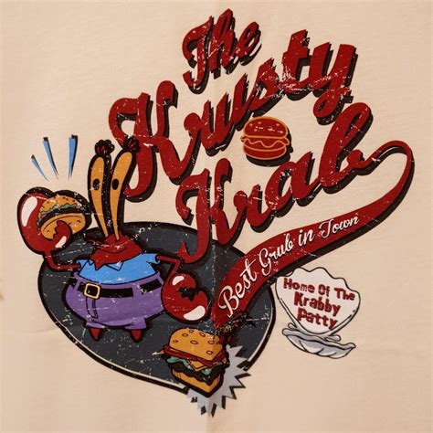 Spongebob Squarepants Beige Ecru Krusty Krabs Mr Depop