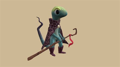 Wizard Lizard 3d Model By Meganhdavies D49772d Sketchfab