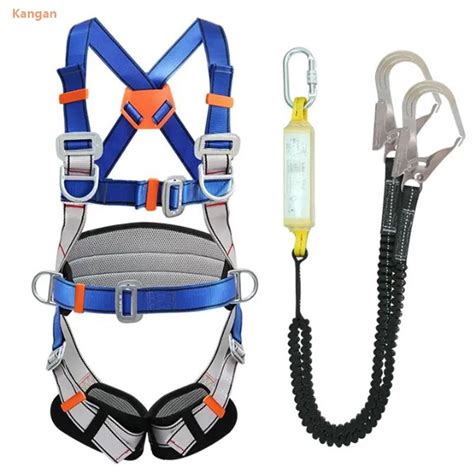 Polyester Full Body Protection Fall Arrest Safety Harness Belt Safety Harness And 5 Point
