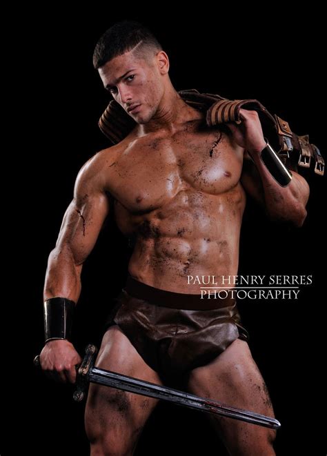 Gladiator Spartan Romance Novel Photographer Men Dress Up Portraits