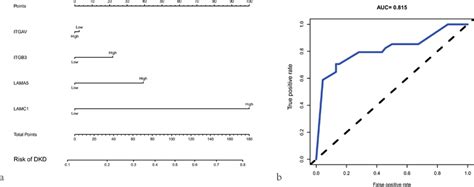 Nomogram Prediction Model On The Basis Of Four Hub Genes A Nomogram