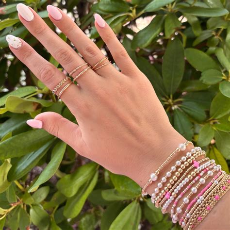 Enewton Classic Gold 25mm Beaded Disc Stacking Ring The Red Owl