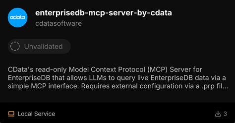 Enterprisedb Mcp Server By Cdata M · Lobehub