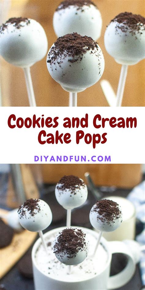 Cookies And Cream Cake Pops Diy And Fun