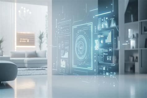 Futuristic Scene With Aidriven Personal Assistant Premium Ai