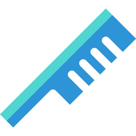Comb Basic Straight Flat Icon