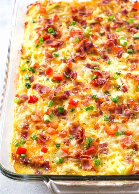 Christmas Breakfast Casserole Hash Browns 24 Holiday Breakfast