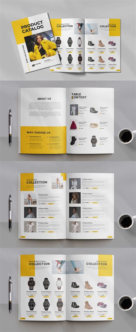 Product Catalogue Or Catalog Design 327802 Templatemonster
