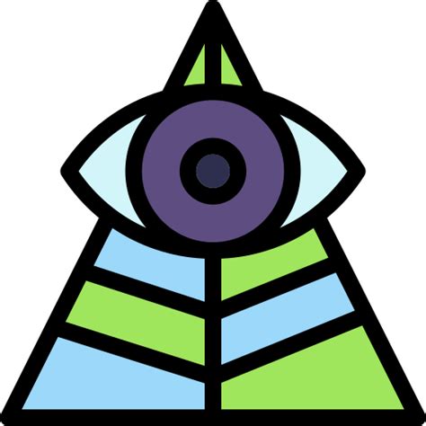 Triangular Generic Outline Color Icon