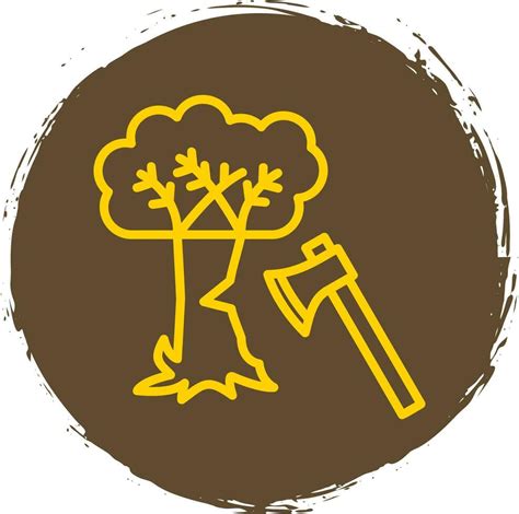 Tree Cutting Vector Icon Design 25574729 Vector Art At Vecteezy