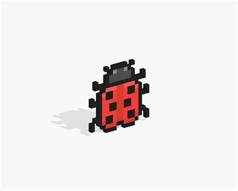 How To Make A Pixel Art Ladybug Mega Voxels