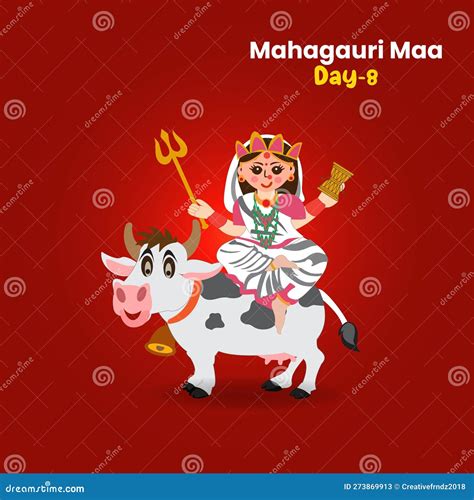 Maa Mahagauri Stock Illustrations 33 Maa Mahagauri Stock
