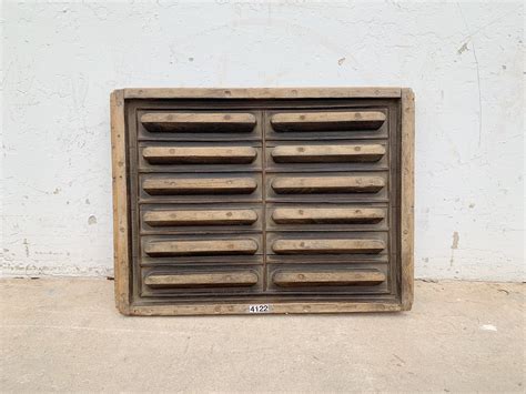 Industrial Wooden Foundry Mold Antiquities Warehouse