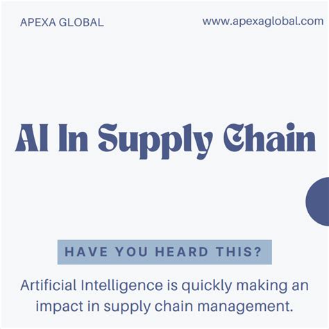 Ai In Supply Chain Apexa