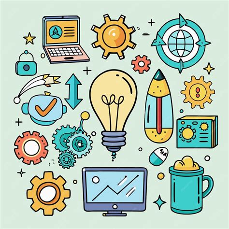 Technology And Innovation Vector Icons Hightech Style Premium Ai