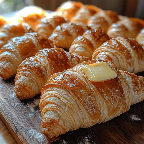 Heavenly Flaky Butter Croissants Recipe Butter Croissant Crossant