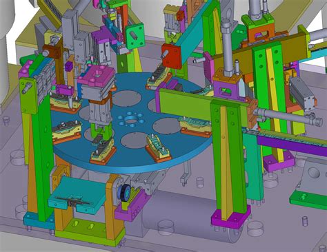 Industrial 3d Model Auto Parts Assembly Machine Machine World