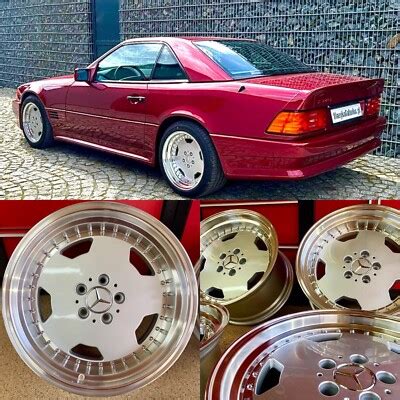 Mercedes Benz 18 Inch Rims Wheels Set4 New Staggered Fits 129 Chasis