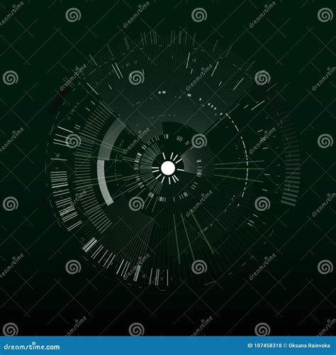 Futuristic Interface Element Technology Circle Digital Futuristic