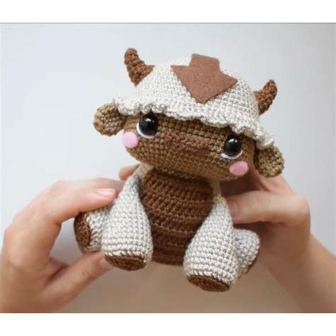 Appa Amigurumi Avatar A Lenda De Aang Shopee Brasil