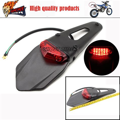 Polisport Motorcycle Led Tail Lightandrear Fender Stop Enduro Taillight