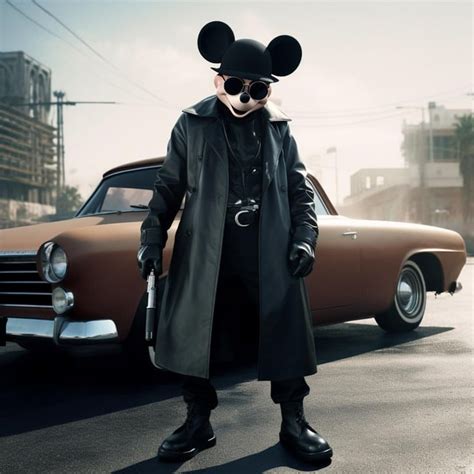 Mickey Mouse X The Matrix Raiart
