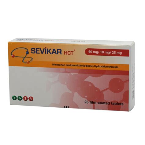 Sevikar Hct 401025 Mg 28 Tablets
