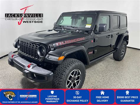 2026 Jeep Wrangler Rubicon 4x4 Suv For Sale Jacksonville Fl W196143