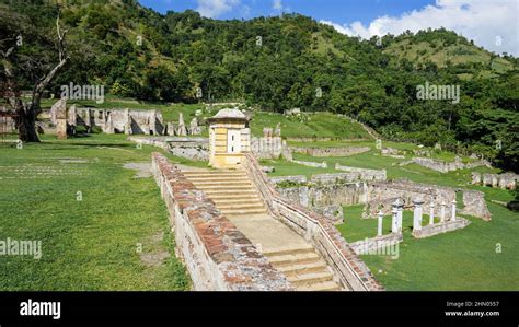 Sans Souci Palace In Haiti Island Caribbean America It Was A Royal