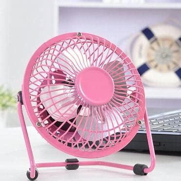 Mainstays 4 Inch Metal Mini 360 Degree Pivot Usb Personal Desktop Fan