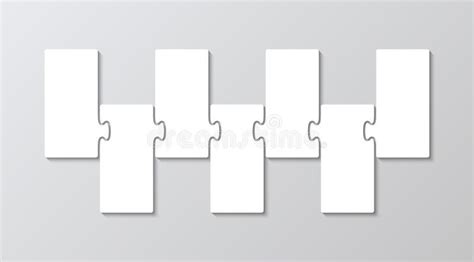 Rectangle Business Presentation Infographic Simple Mosaic Layout Stock Vector Illustration Of