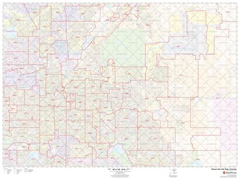 Map Of Colorado Zip Codes