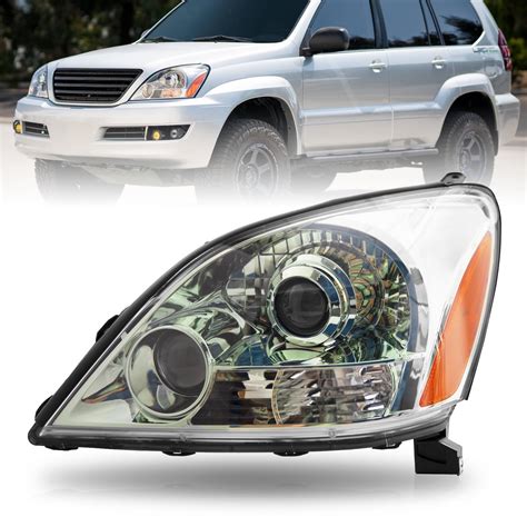 Headlight Assembly For 2003 2009 Lexus Gx470 W O Sport Package