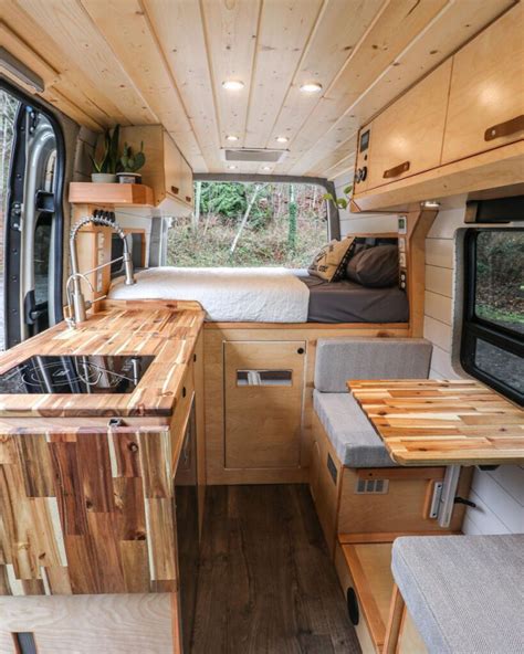 12 Smart And Stylish Campervan Table Ideas For Van Life The Wayward Home