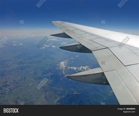 Earth Plane Wing View Image And Photo Free Trial Bigstock